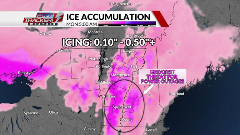 Freezing rain, heavy snow could bring power outages