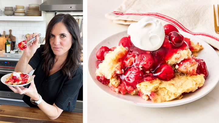 How to Make Cherry Cheesecake Dump Cake