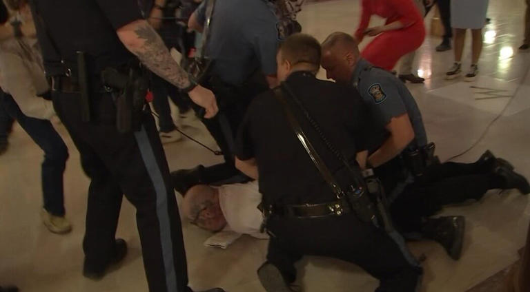 ‘It was just chaos’: Satanic leader detained after fight breaks out at ...