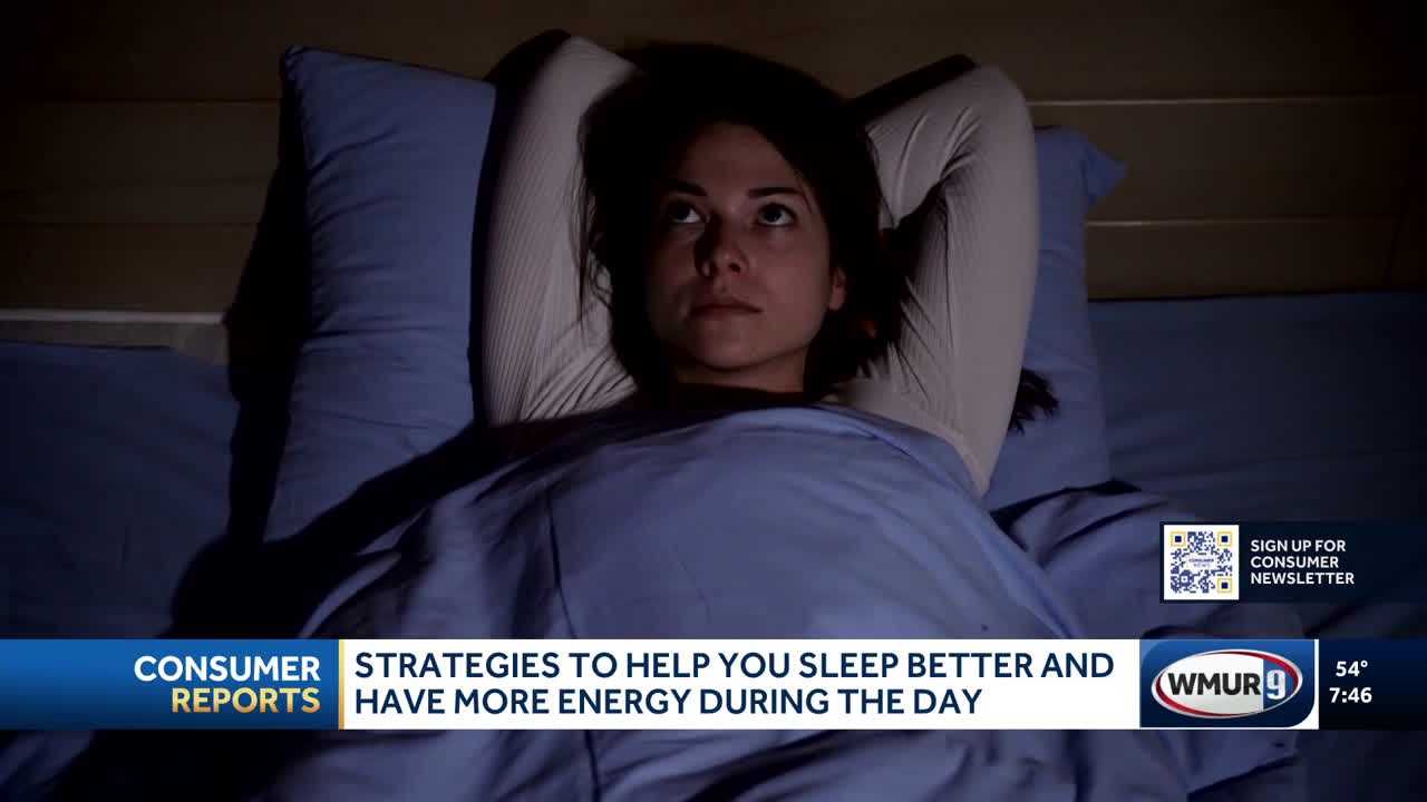 Strategies to help you sleep better, have more energy