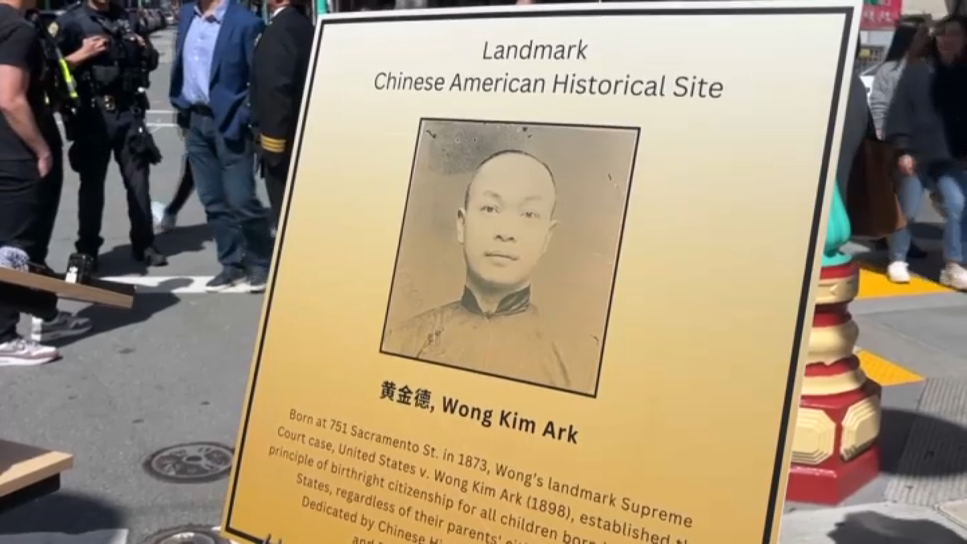 San Francisco celebrates Wong Kim Ark as birthright citizenship battle ...