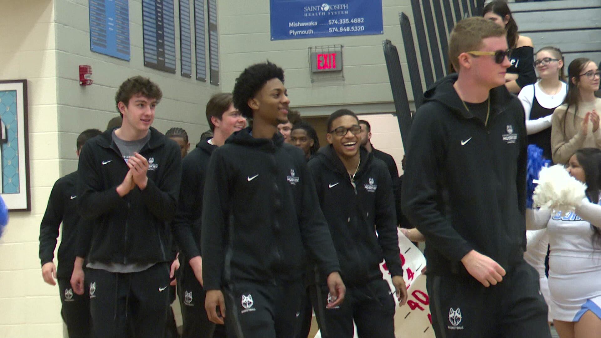 Saint Joe boys basketball team gets sendoff ahead of state final