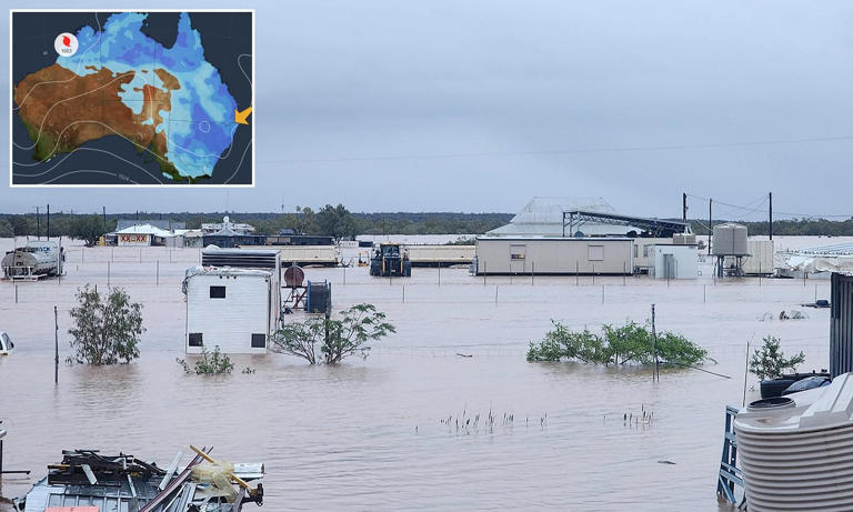 Urgent evacuation warnings as outback Queensland cops a record soaking