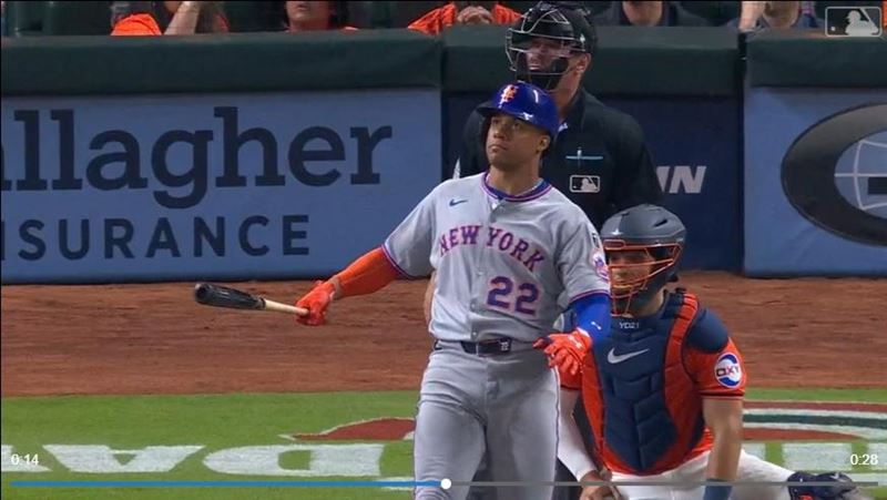 MLB／打了1顆154公里偏高壞球 索托炸轉大都會首轟！開季連2場敲安