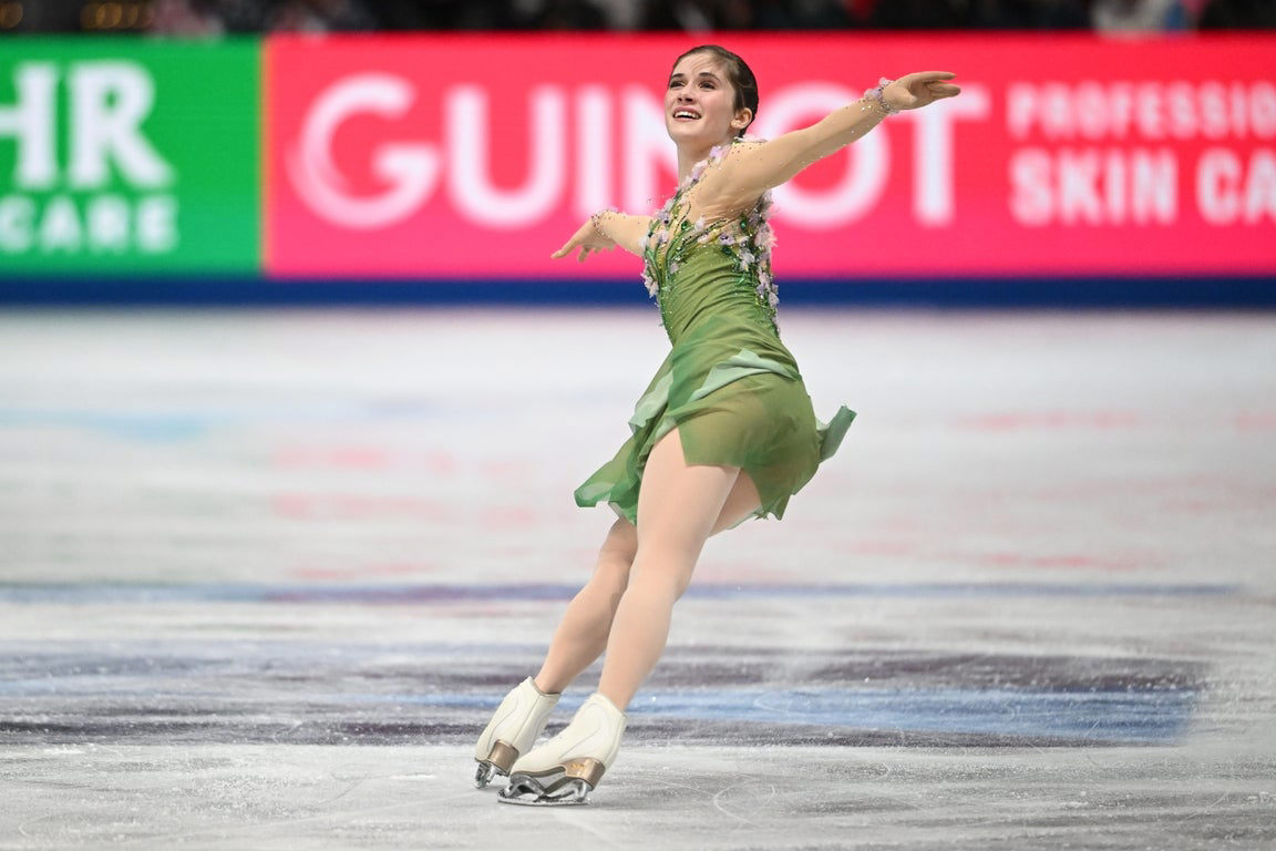 Artistic pictures from women's programs at the 2025 World Figure ... Artistic pictures from women's programs at the 2025 World Figure ...