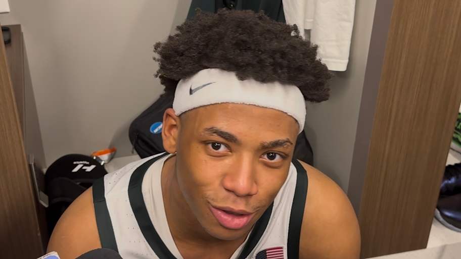 WATCH: MSU's Jeremy Fears Jr. Speaks After Sweet 16 Victory