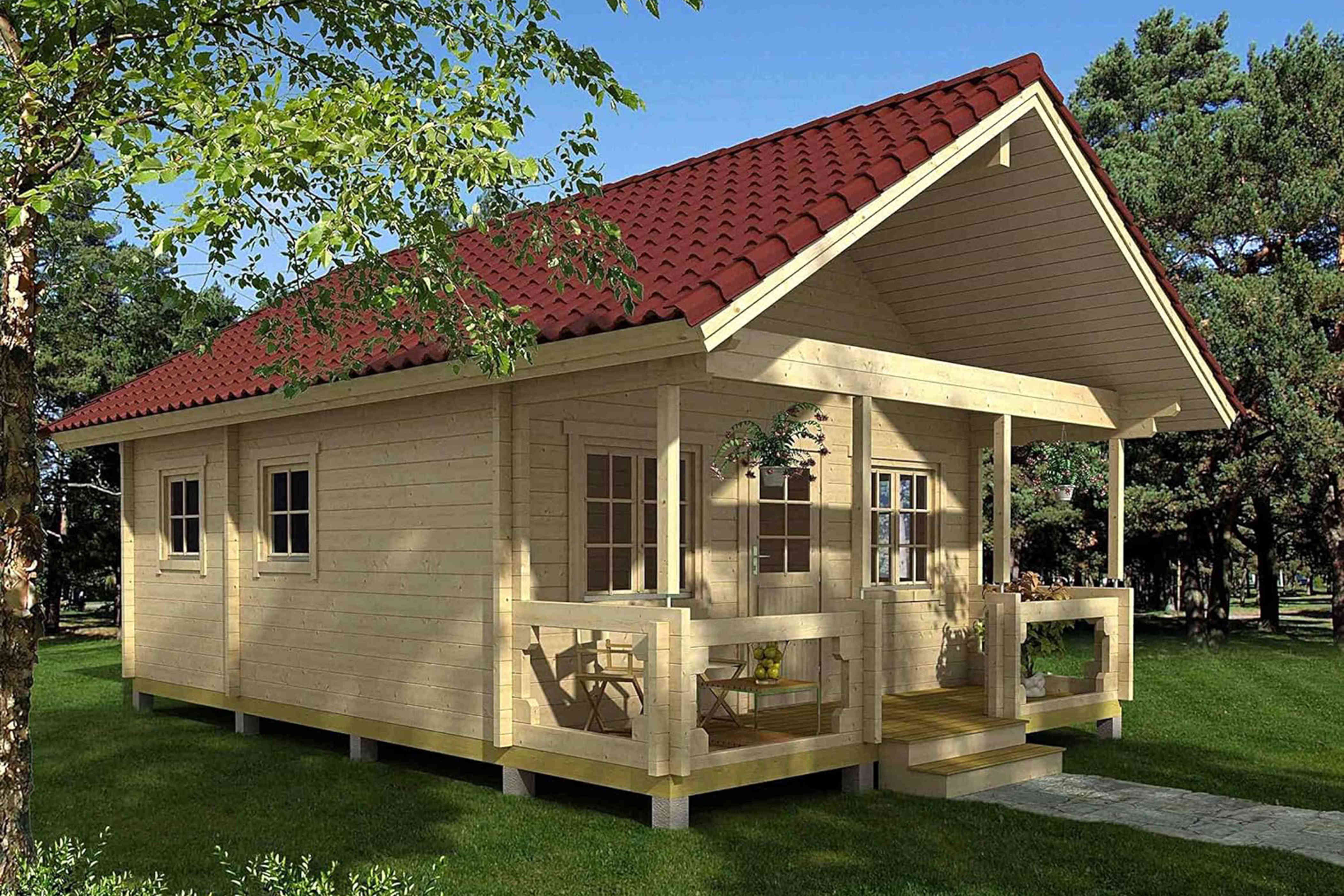 This tiny wood cabin was made to withstand cold climates for cozy ...