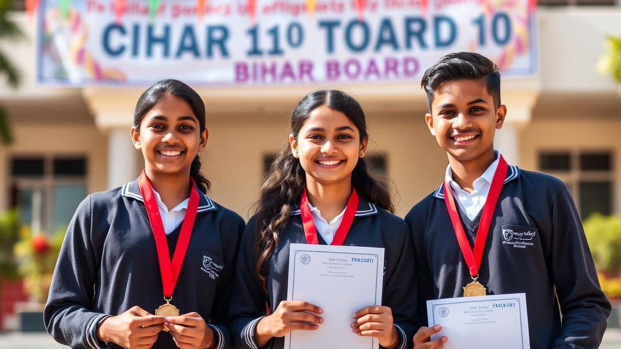 Bihar Board Class 10 toppers 2025: Three students share the top spot ...