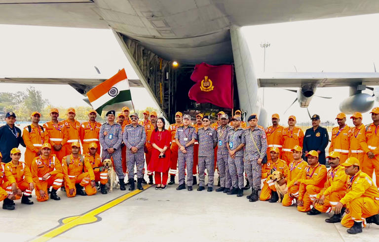 Two Indian naval ships on way to Myanmar, field hospital to be airlifted: MEA on 'Operation Brahma'