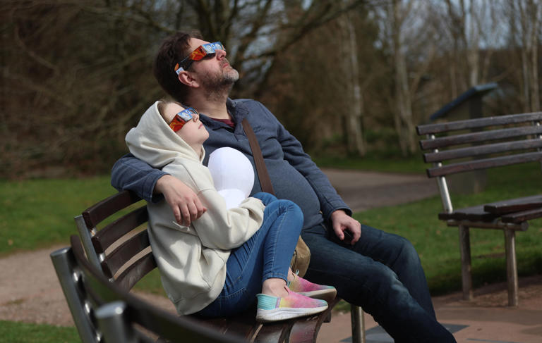 See photos of the March partial solar eclipse