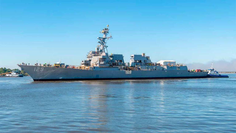 HII launches another Arleigh Burke destroyer — meet the powerful DDG 129