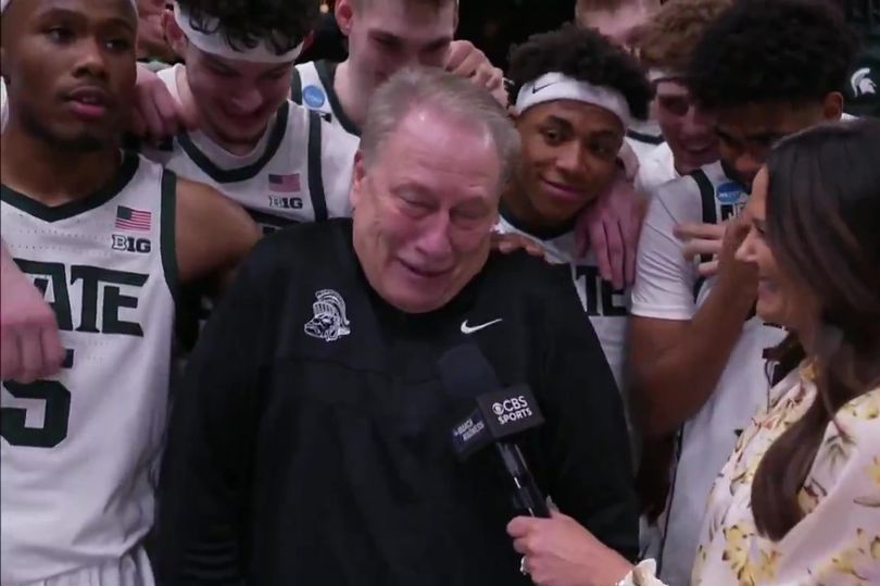 Tom Izzo fights back tears after delivering March Madness promise to ...