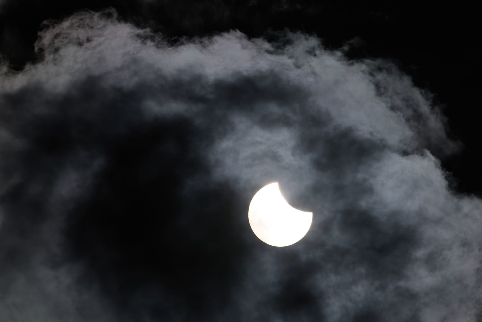 Partial eclipse observable over Germany