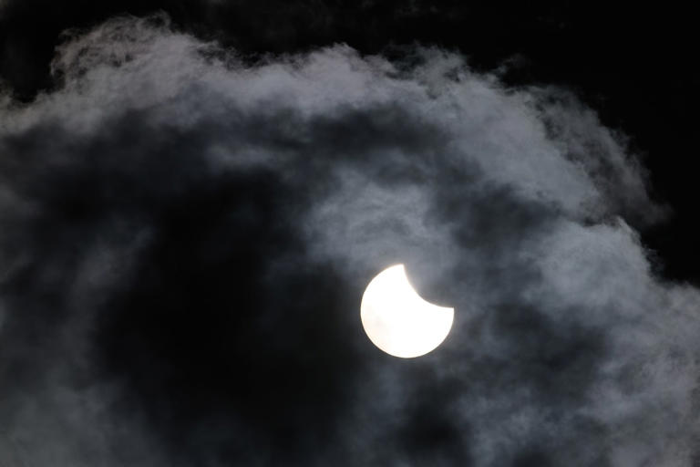 Partial eclipse observable over Germany