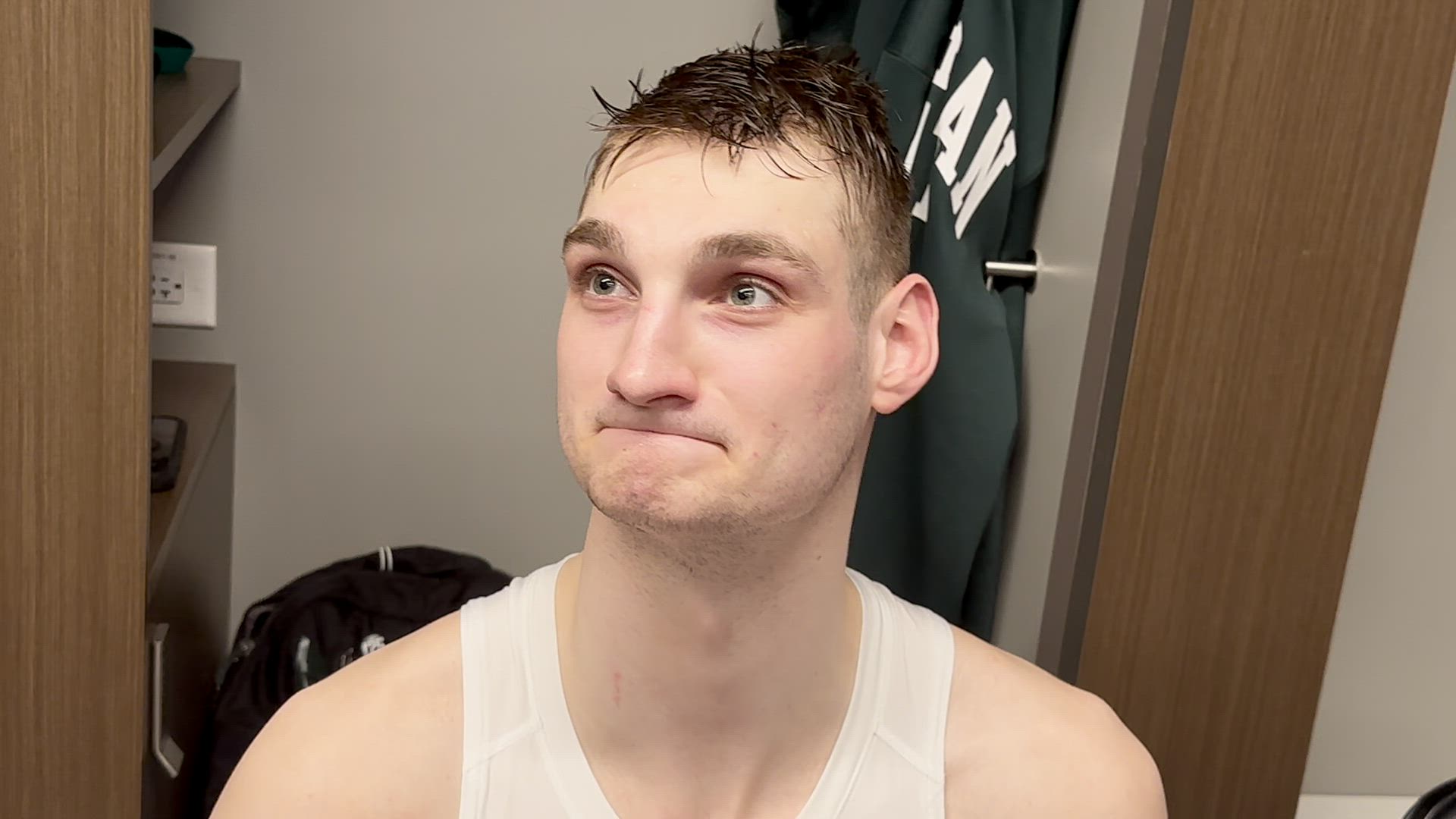 Michigan State’s Carson Cooper Speaks After Win Over Ole Miss