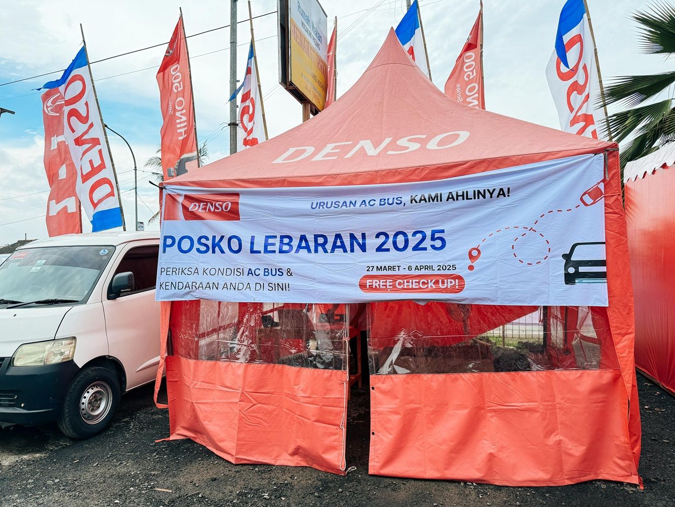 Bisa Cek AC Mobil Gratis, Ini 5 Titik Lokasi Posko Mudik Denso 2025