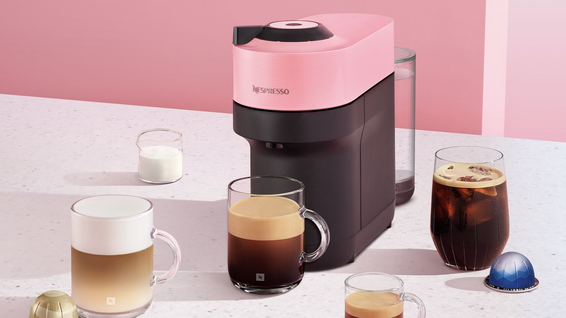 Nespresso adds a pretty pop of pink to its Vertuo line – and it's ...