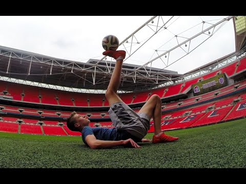 Unleash crazy soccer skills inside Wembley Stadium