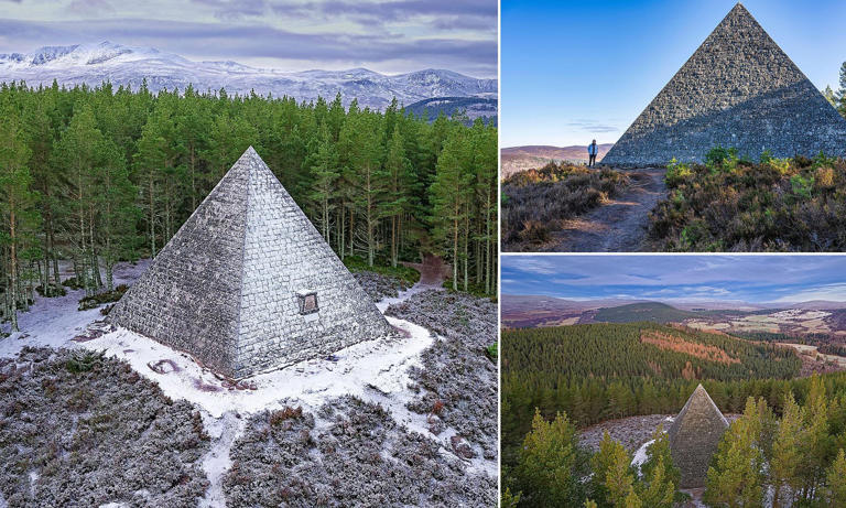 The UK has its very own pyramid - but do YOU know where it is?