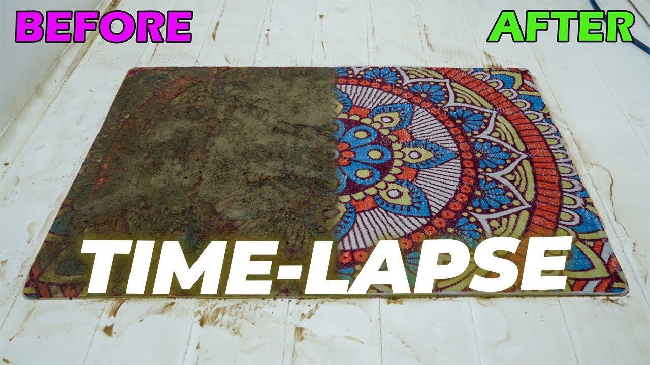 Satisfying ASMR Timelapse – Carpet Cleaning Transformation