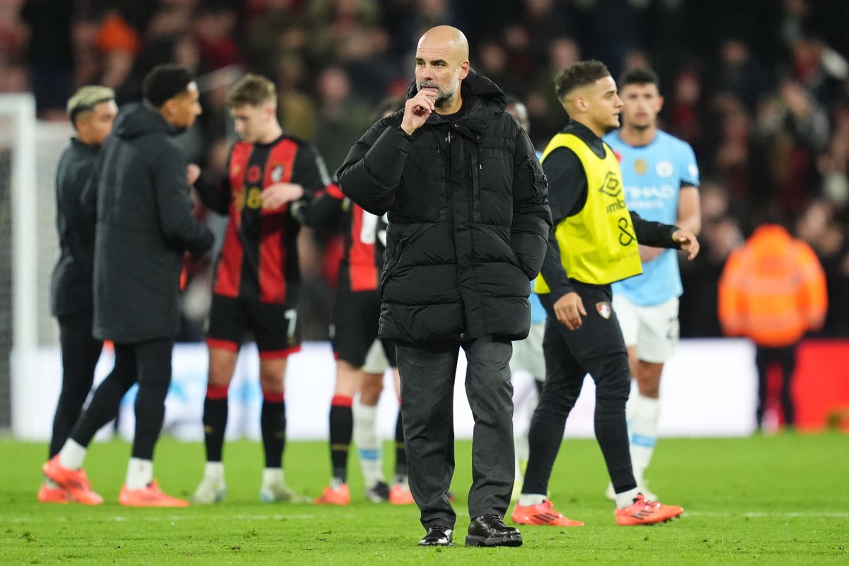 Pep Guardiola believes Bournemouth defeat was the start of Man City’s ...