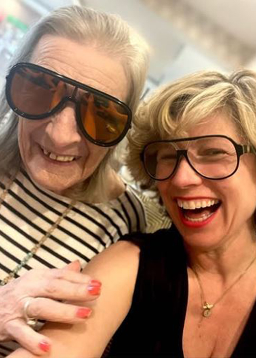 Sonya Lennon pays tribute to late mum on rare public outing with partner