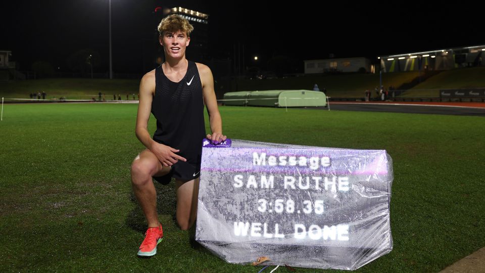 Aged 15, New Zealander Sam Ruthe has already run a four-minute mile. He ...