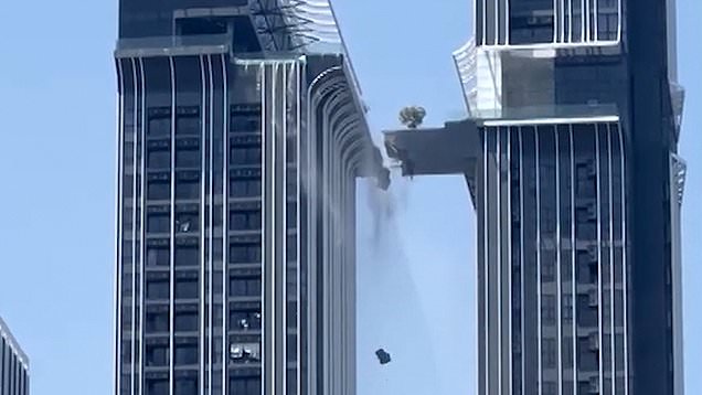 Skybridge connecting Bangkok high-rise snapped apart during earthquake