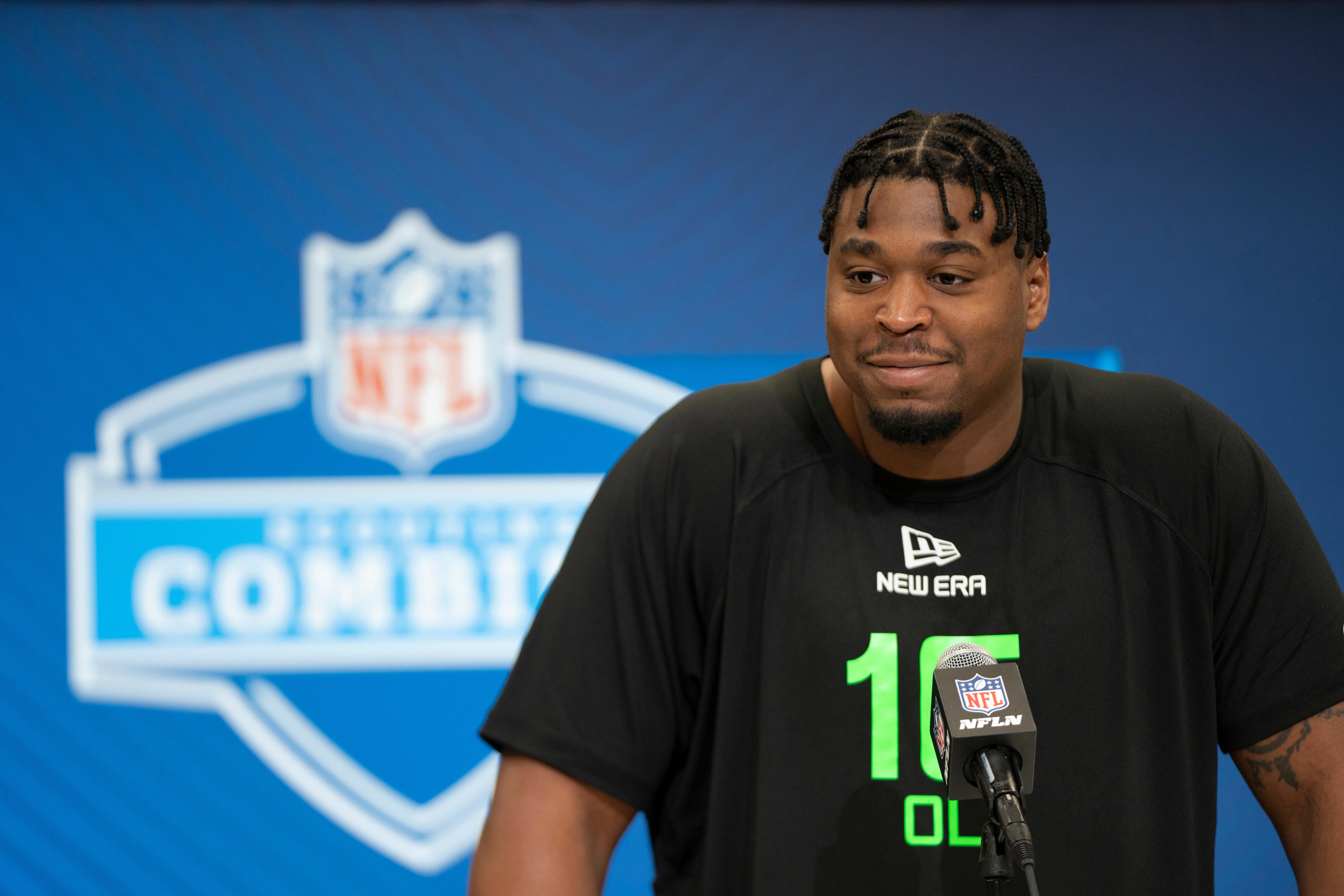 Saints visit one of the 2025 draft's most exciting small-school OL