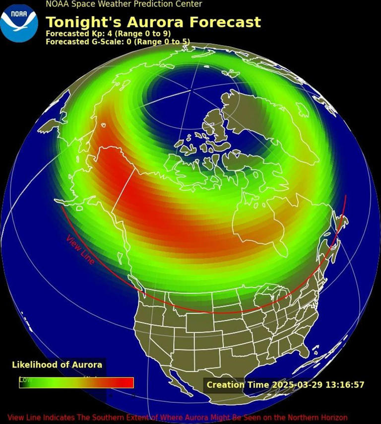 Northern Lights Forecast: These 10 States May See Aurora Borealis ...