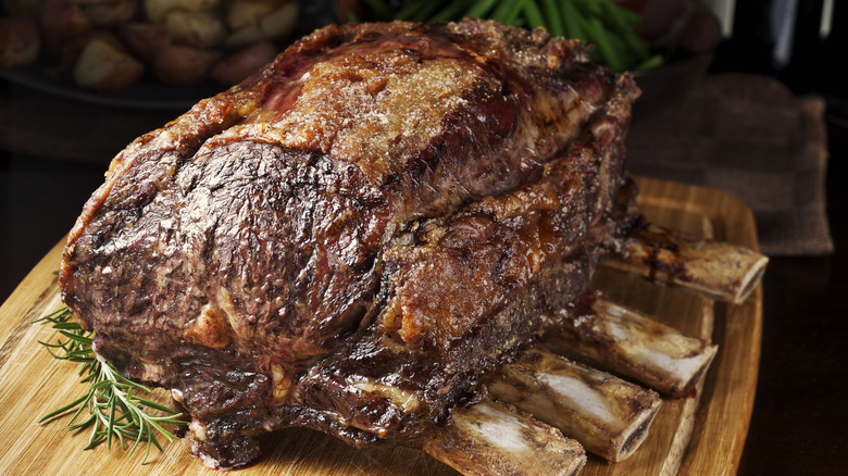 The Closed Oven Method To Try For Perfectly Cooked Prime Rib Every Time