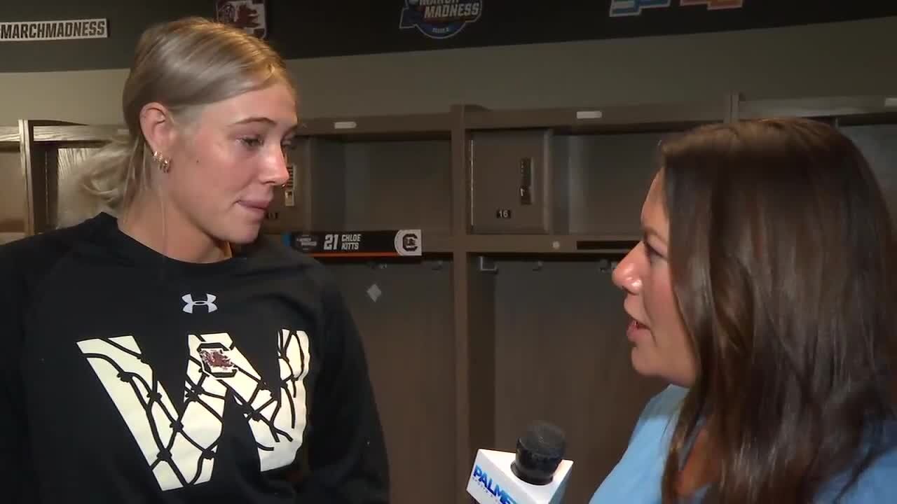1-on-1 with Gamecocks’ Chloe Kitts before Elite Eight matchup with Duke
