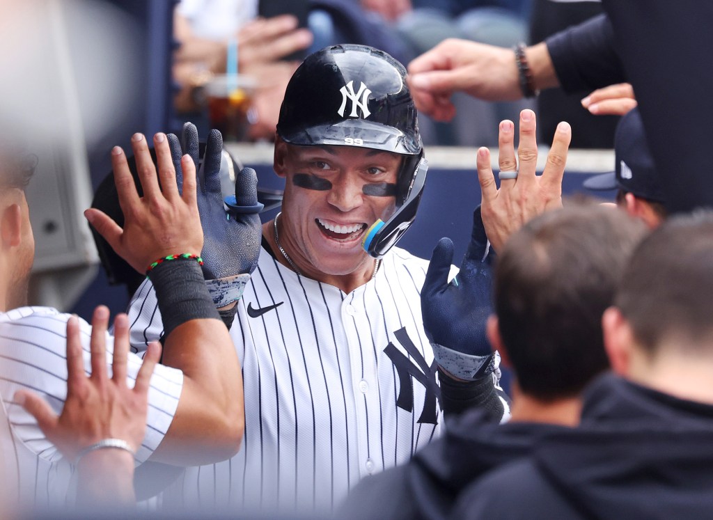 Yankees set franchise record with nine home runs — including three from ...