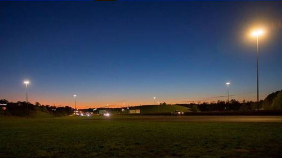 Leeds completes major LED lighting upgrade at interstate exit