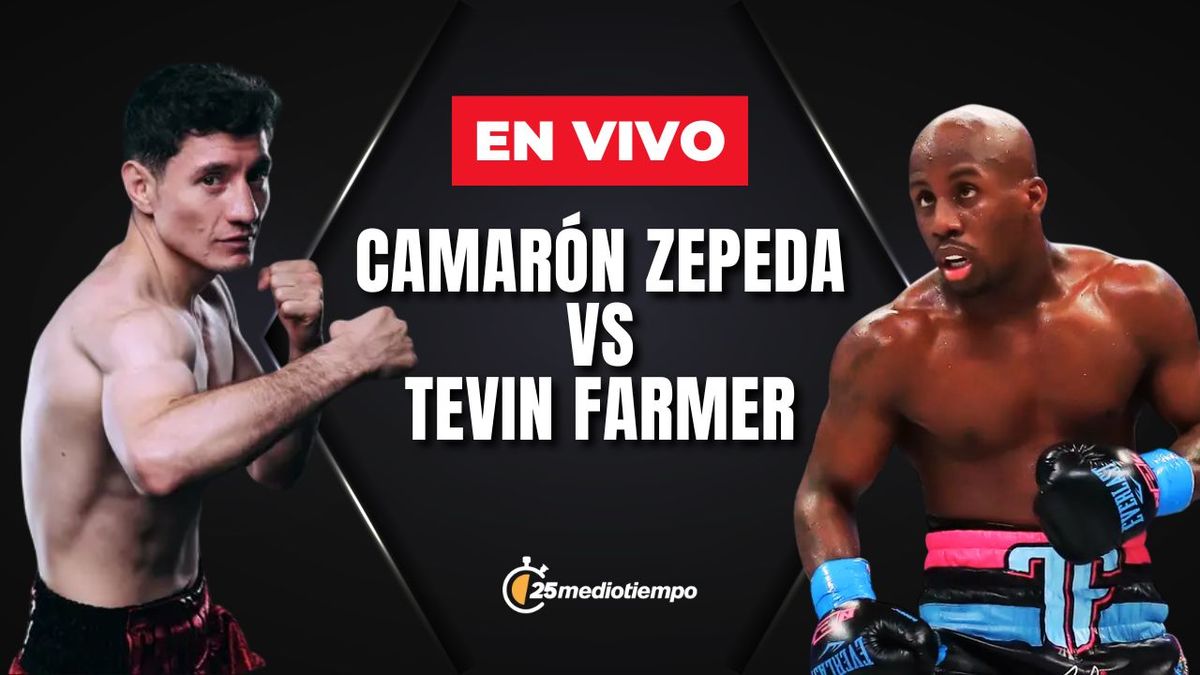 Camarón Zepeda vs Tevin Farmer: ¿a qué hora y dónde ver la pelea de box hoy?