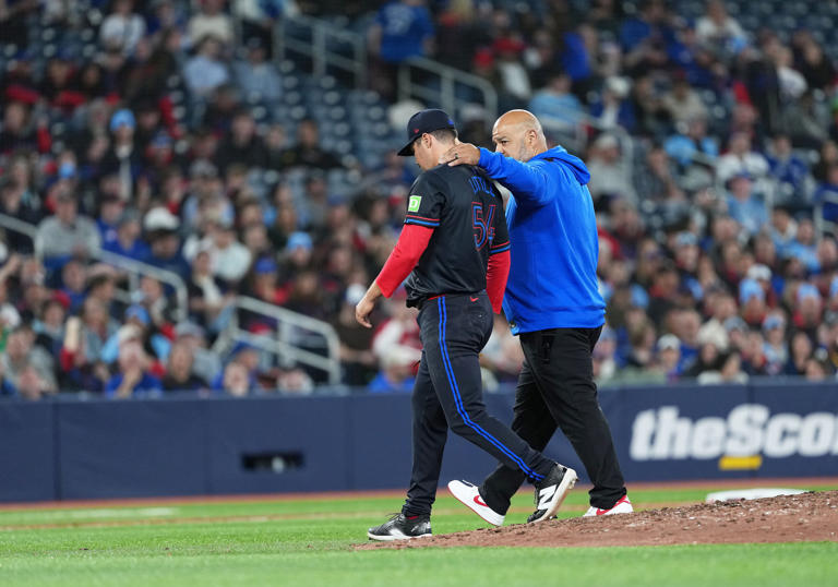 Blue Jays’ Brendon Little left Friday’s game with a lat cramp, could ...