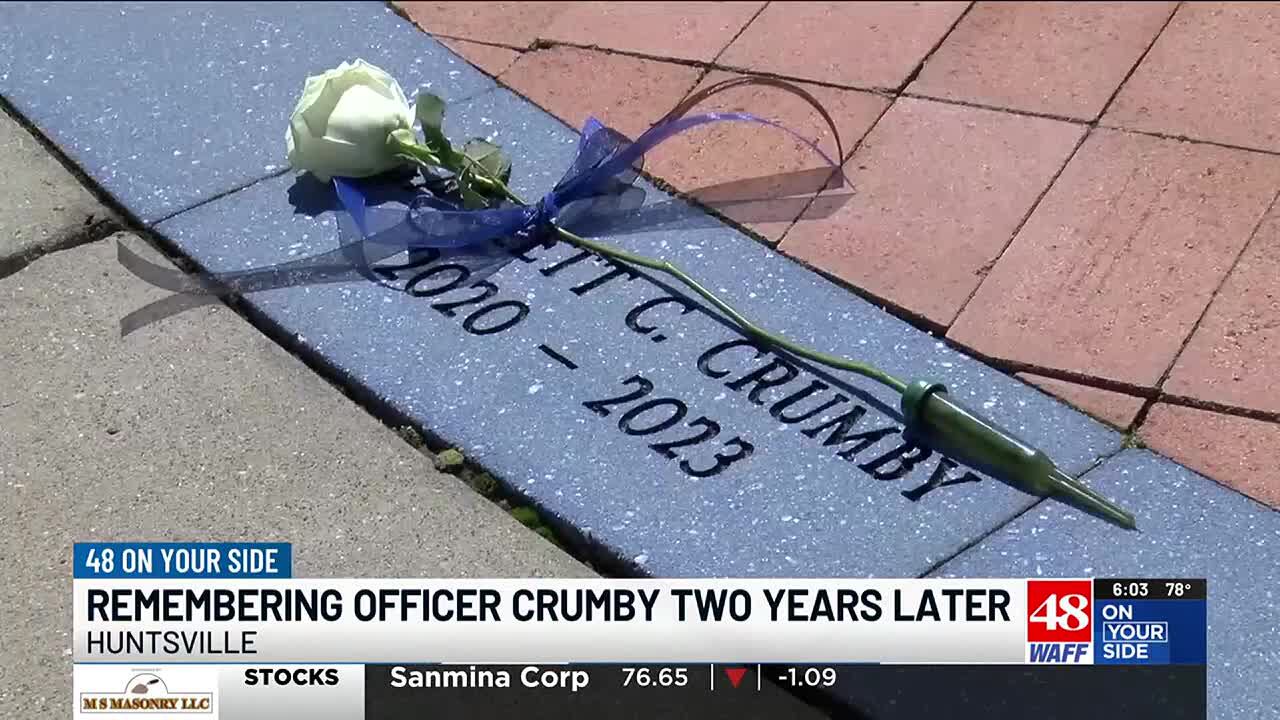 Huntsville community remembers fallen officer two years after his death
