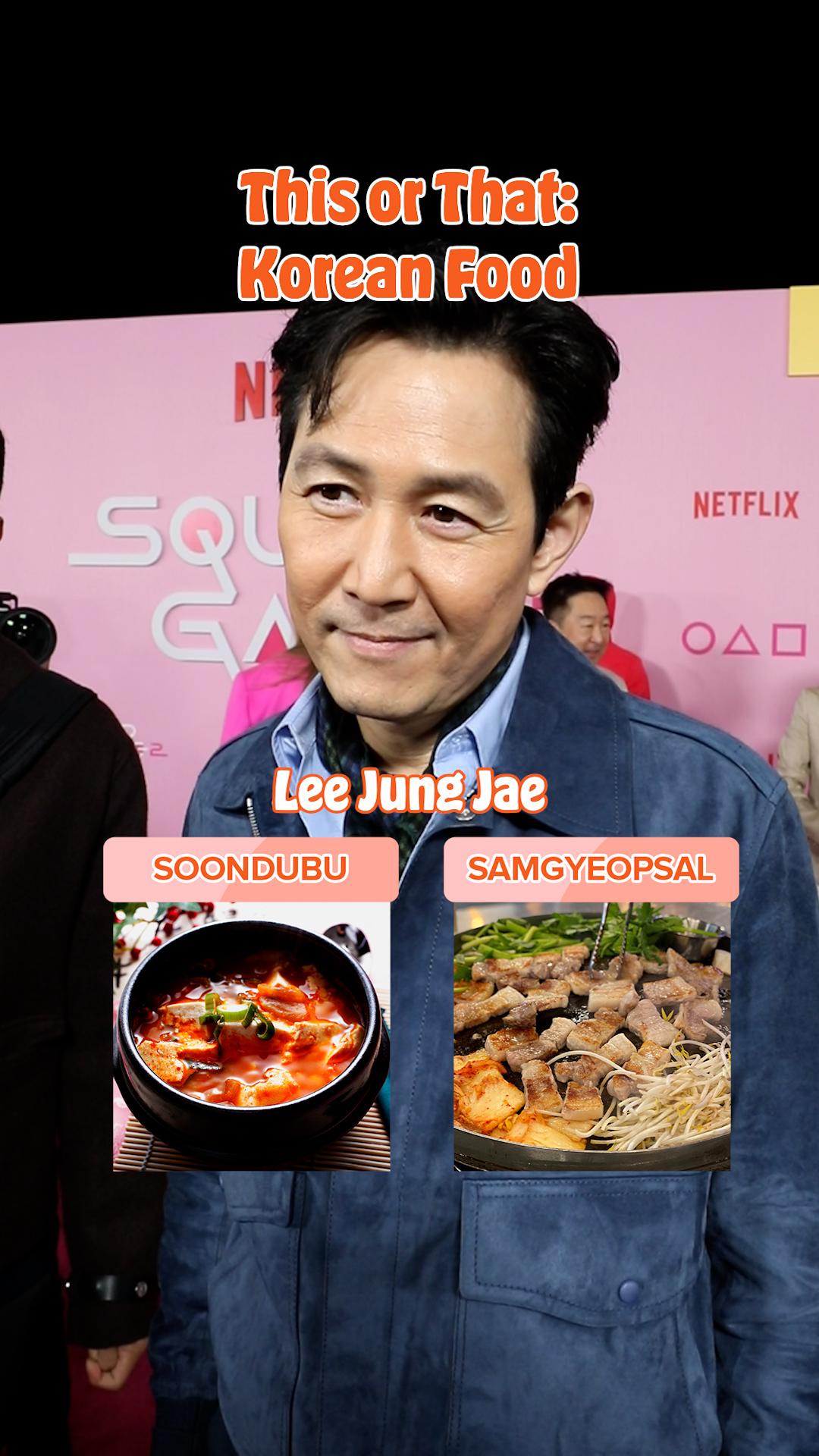 Lee Jung Jae Plays This Or That Korean Food