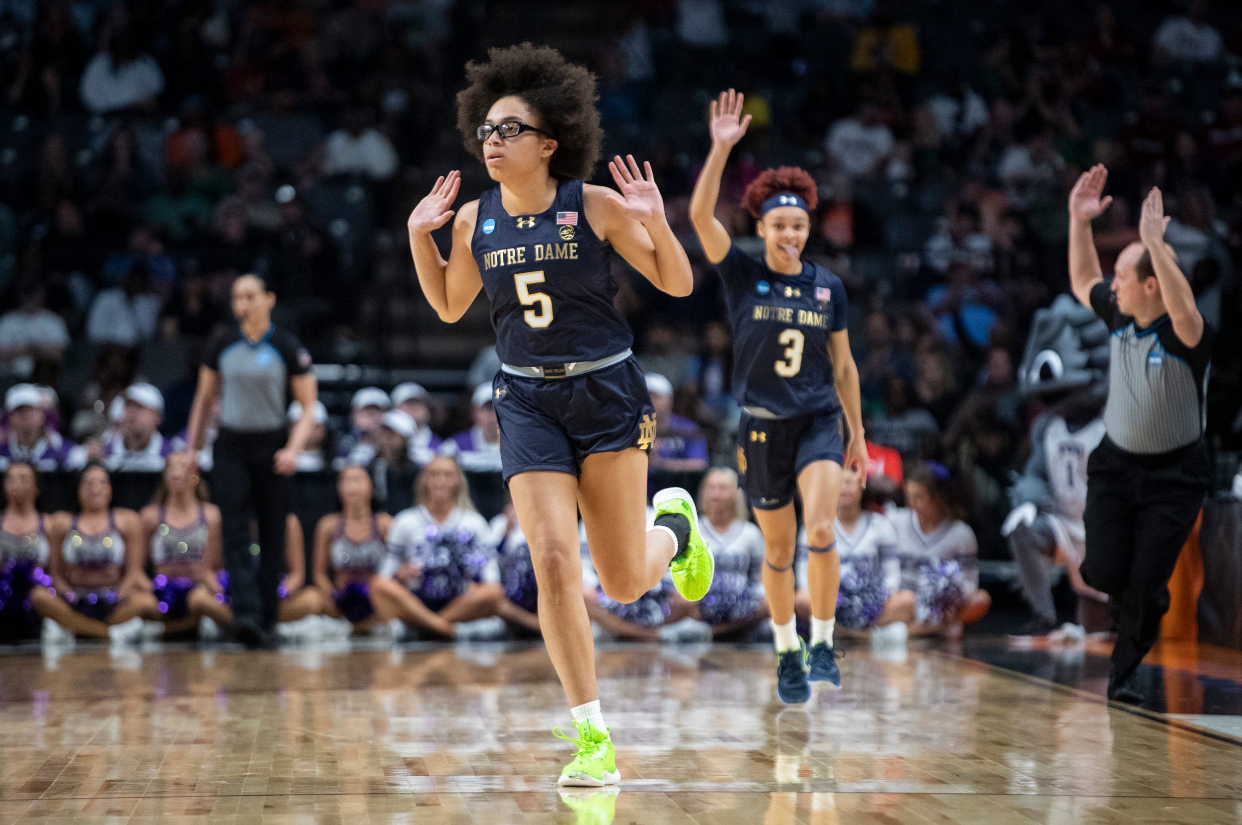 Stay or go?: Notre Dame women's basketball guard Olivia Miles weighs ...