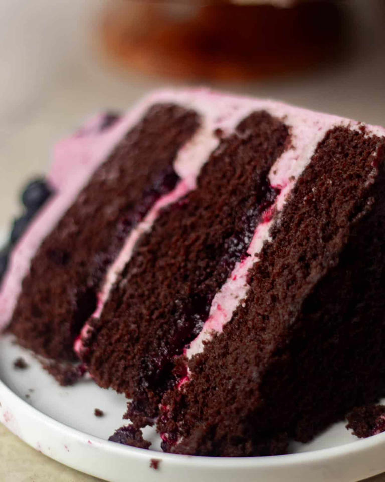 Chocolate Blueberry Cake