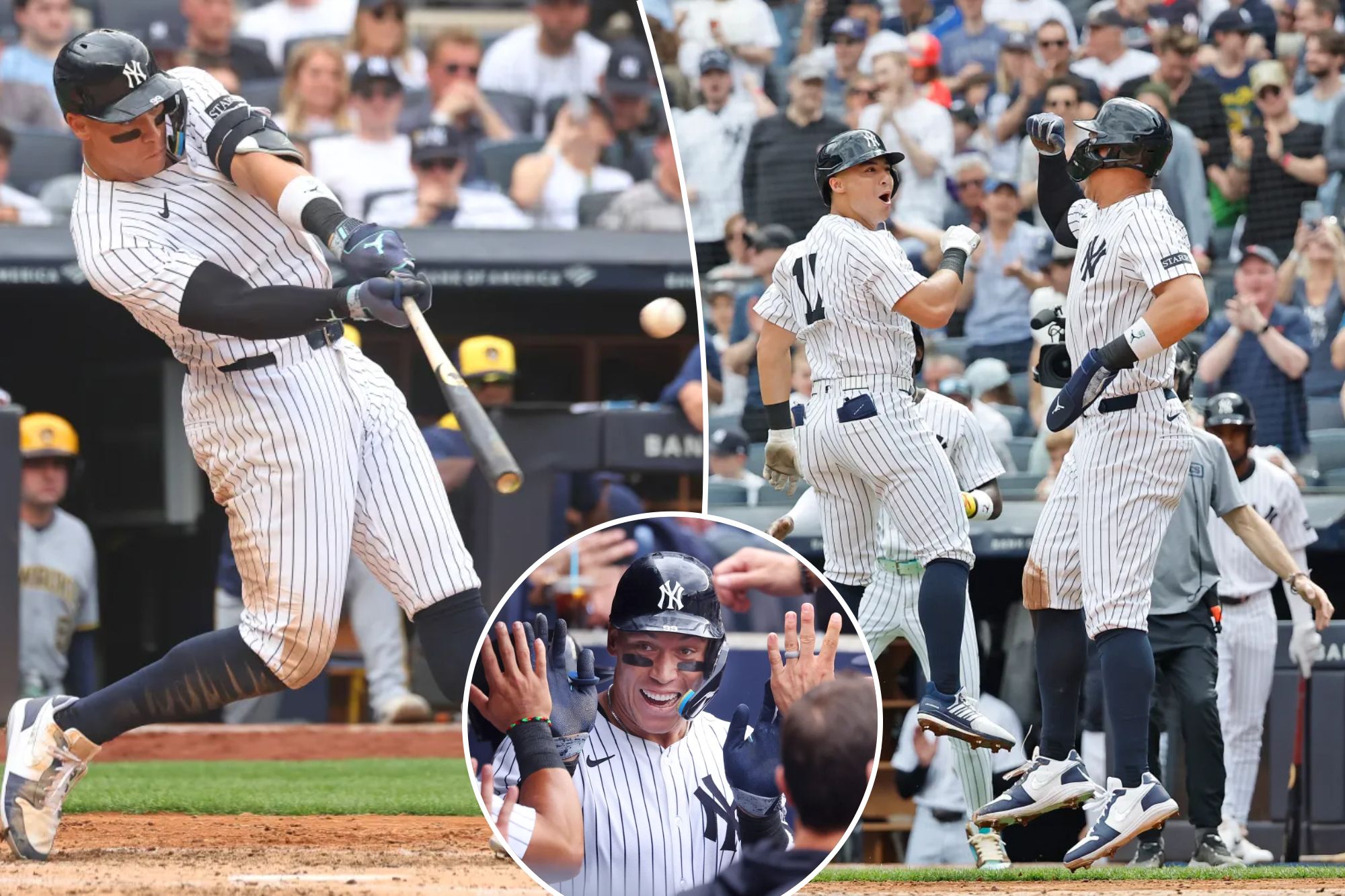 Yankees set franchise record with nine home runs — including three from ...