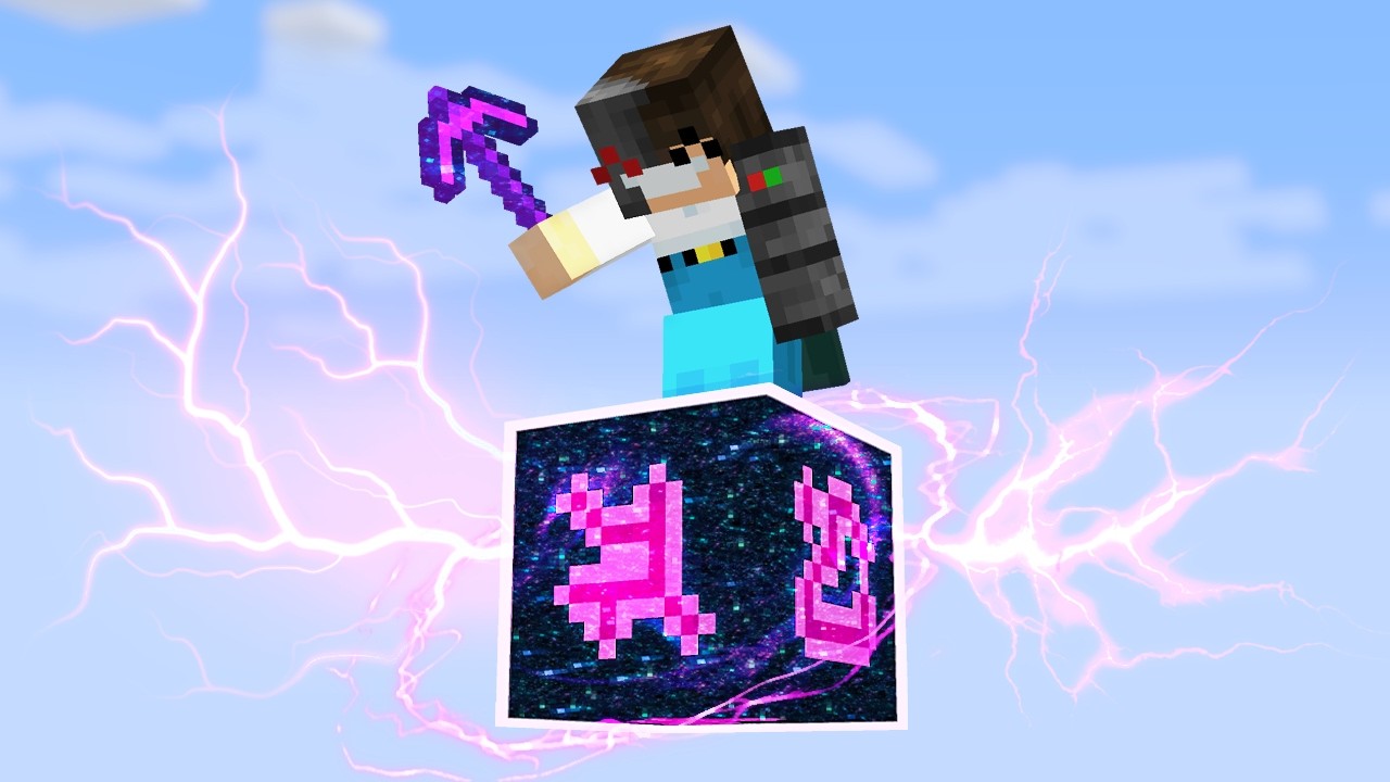 Minecraft, But It's On 1 Immortal Block