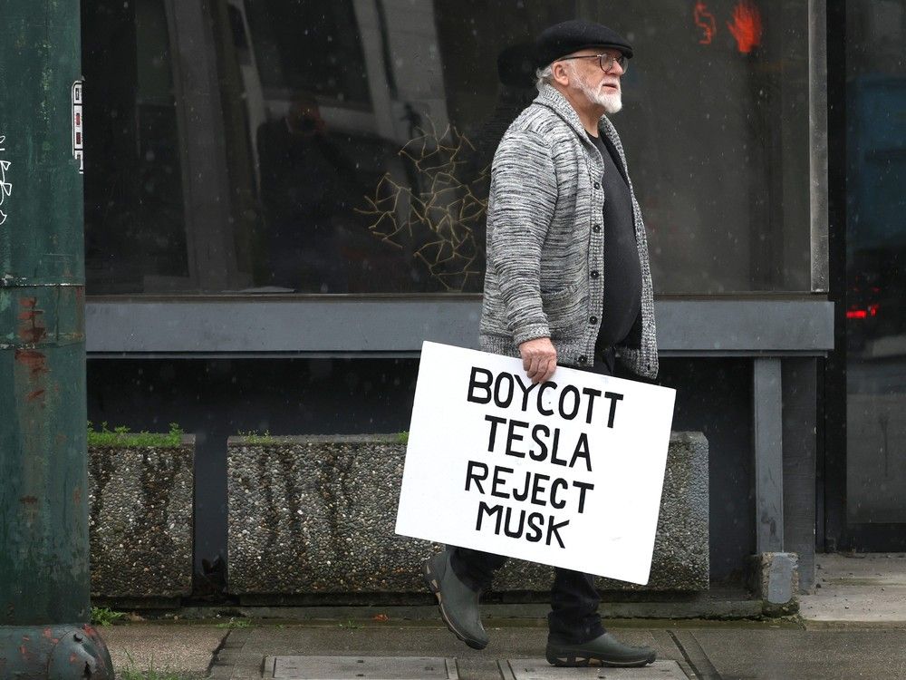 'Send Elon back to space': Tesla protests held in Metro Vancouver as ...