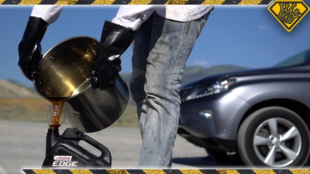 See What Happens When Liquid Nitrogen Meets Boiling Motor Oil