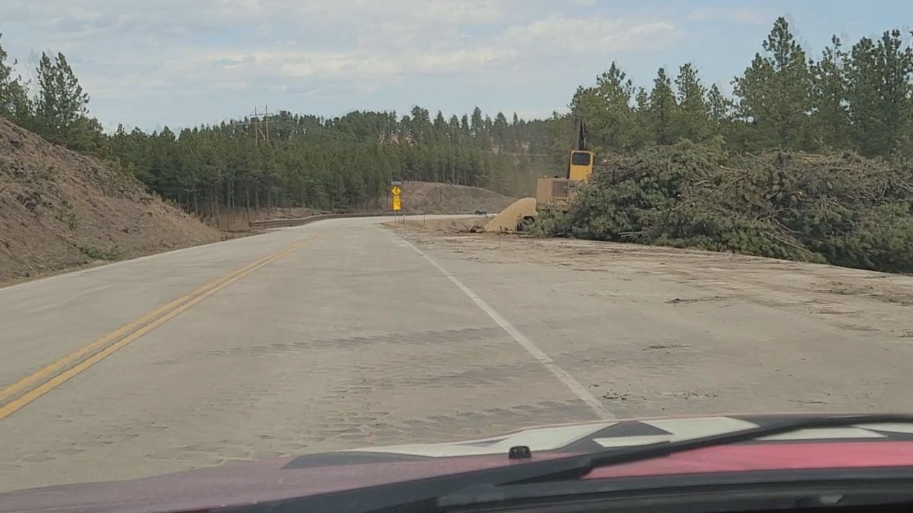 A bumpy ride as U.S. Highway 385 road work continues