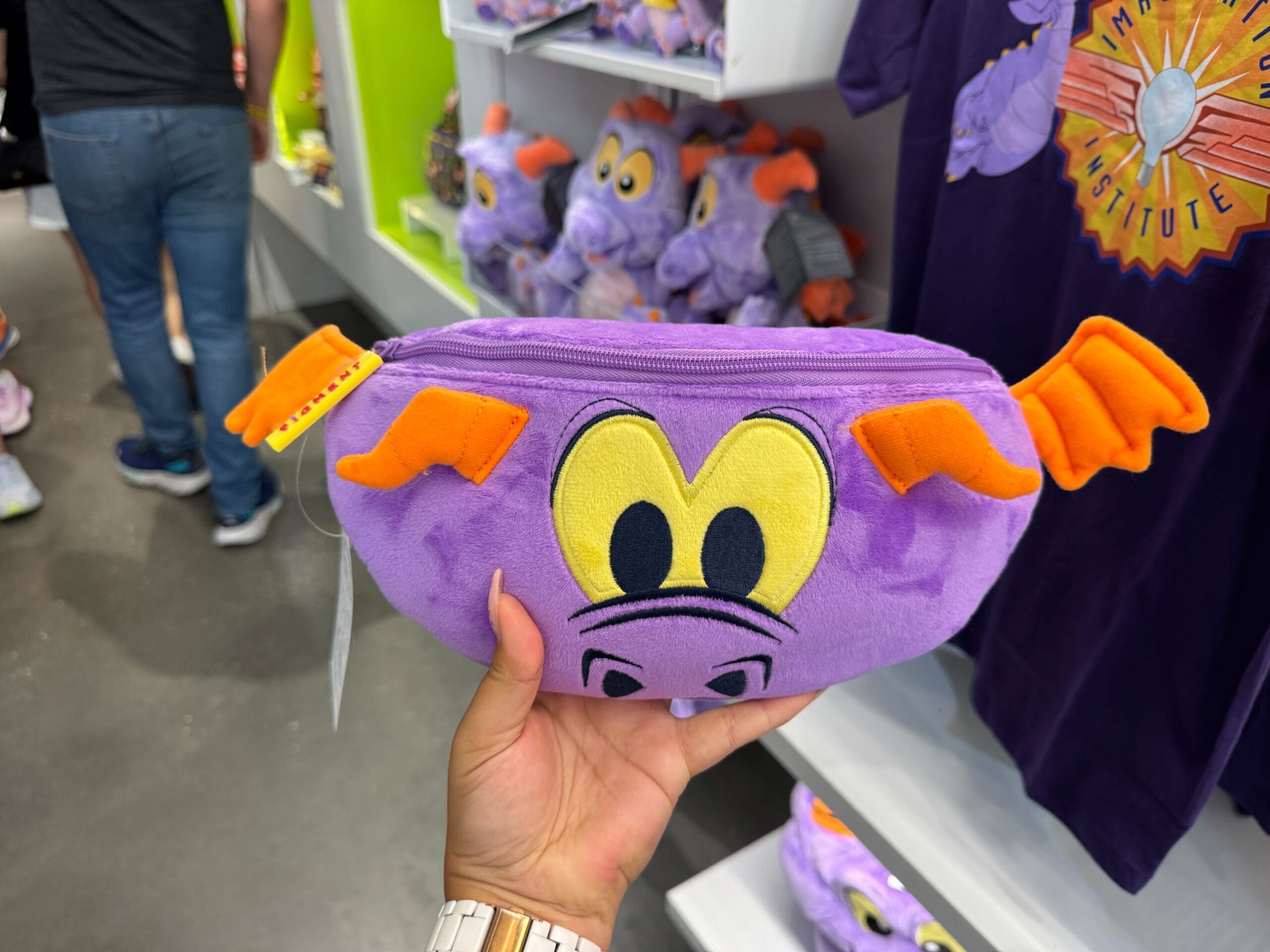 New Fuzzy Figment Belt Bag at Disney Ever After in Disney Springs