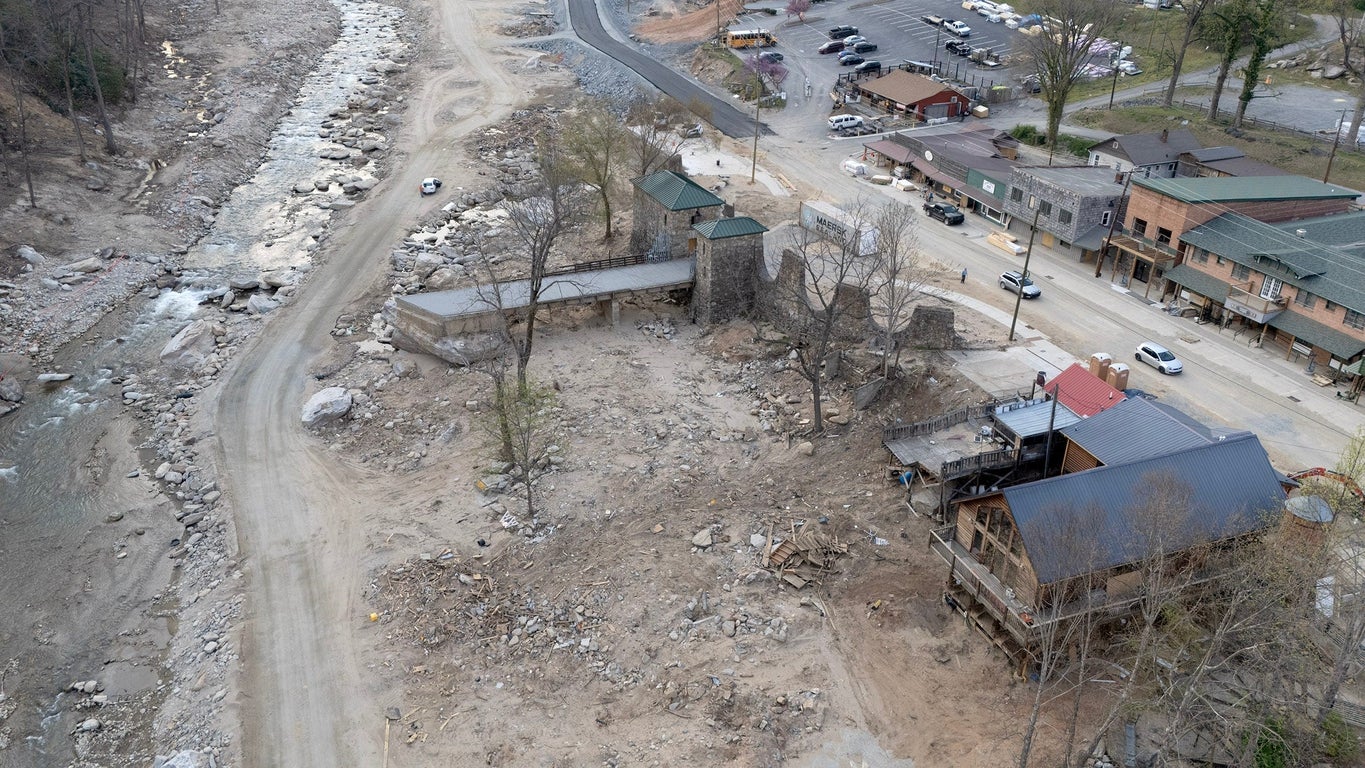 Stunning aerial and ground photos reveal Asheville communities months ...
