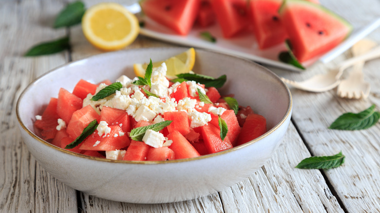 Make Your Watermelon Salad Even Better With This Flavorful, Protein ...