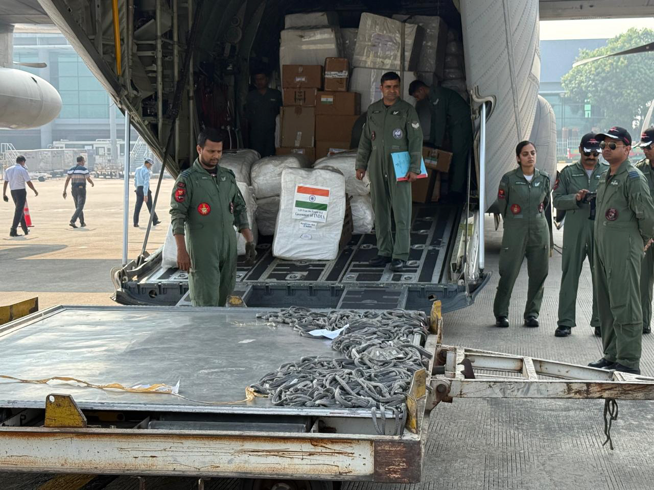 'Operation Brahma': Two Indian naval ships on way to Myanmar, field ...