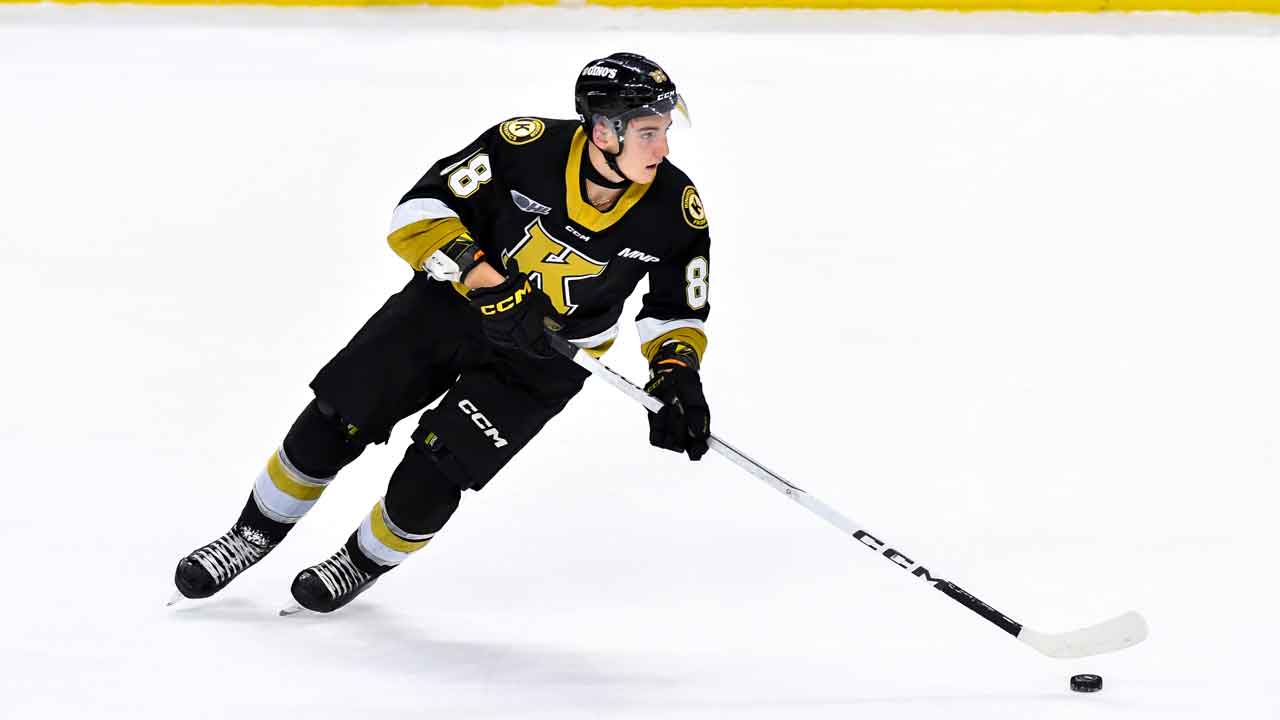 Flames sign Jacob Battaglia to three-year, entry-level deal